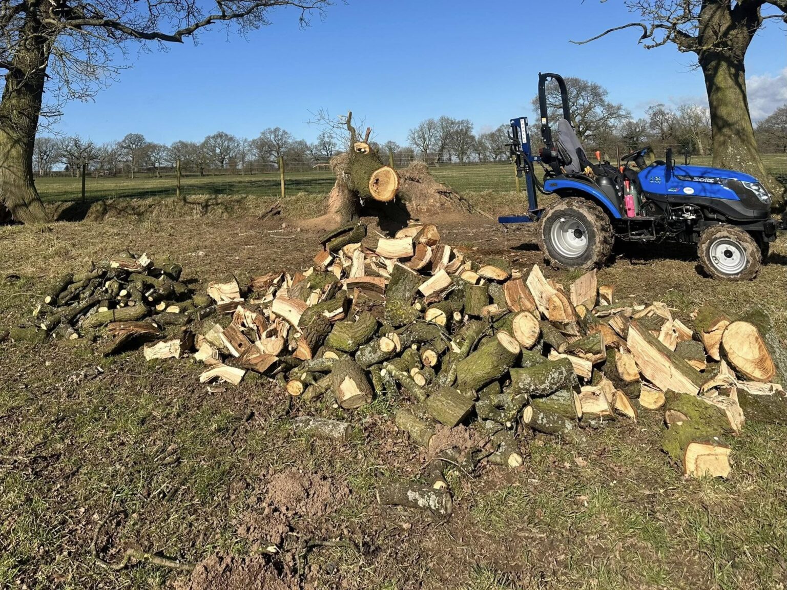 Tractor Log Splitter | Mounted Log Splitter | Oxdale Products